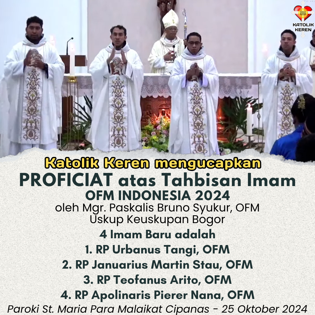 Tahbisan Imam OFM Indonesia 2024 - Katolik Keren