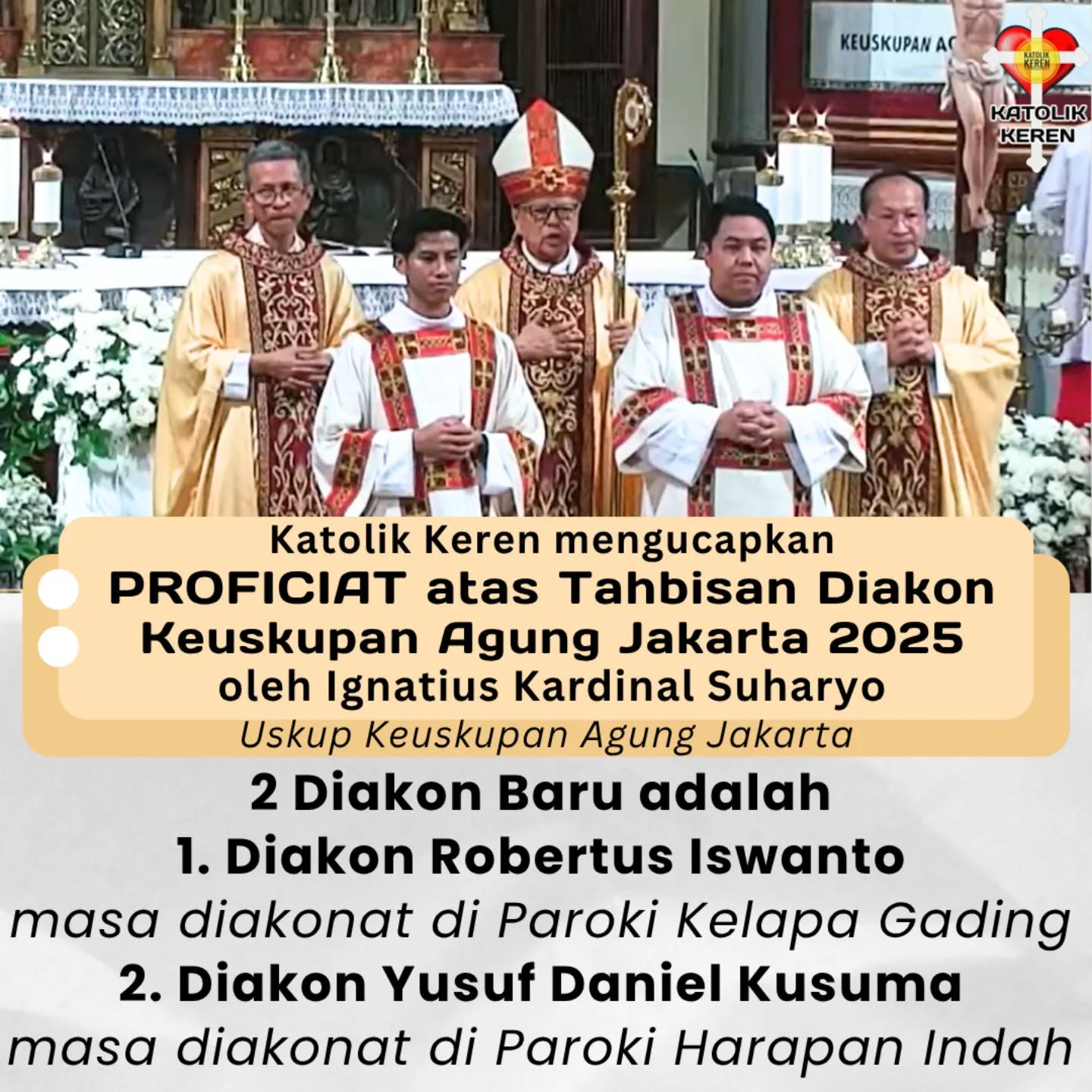 Tahbisan Diakon Jakarta 2025 - Katolik Keren