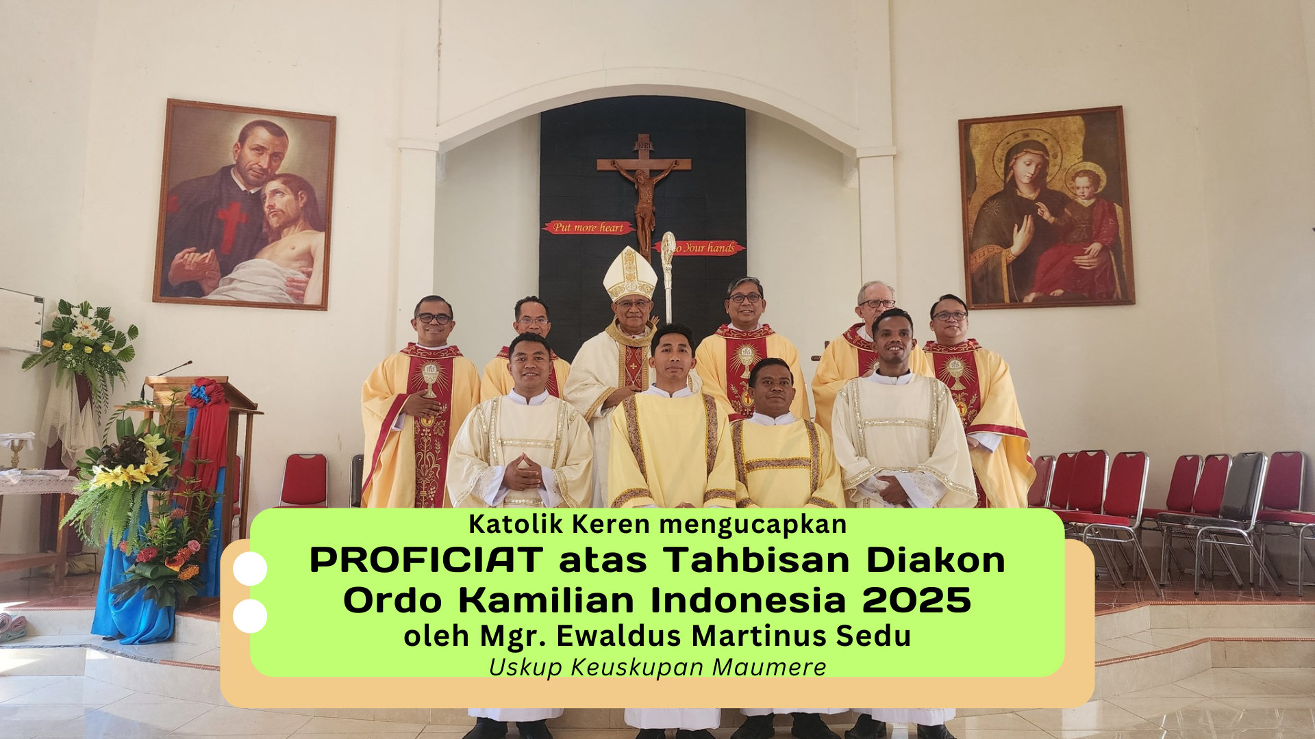 Tahbisan Diakon Kamilian Indonesia 2025 - Katolik Keren